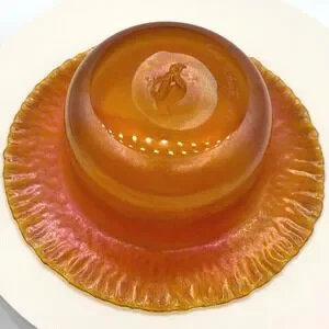Karl Schantz | Art | Karl Schantz 977 Iridescent Art Glass Top Hat Bowl ...